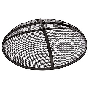 Dagan Industries 31-Inch Mesh Fire Pit Spark Screen - Round
