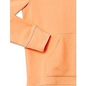 Amazon Essentials Women's French Terry Fleece Pullover Hoodie (Available in Plus Size), Melon Orange, X-Large