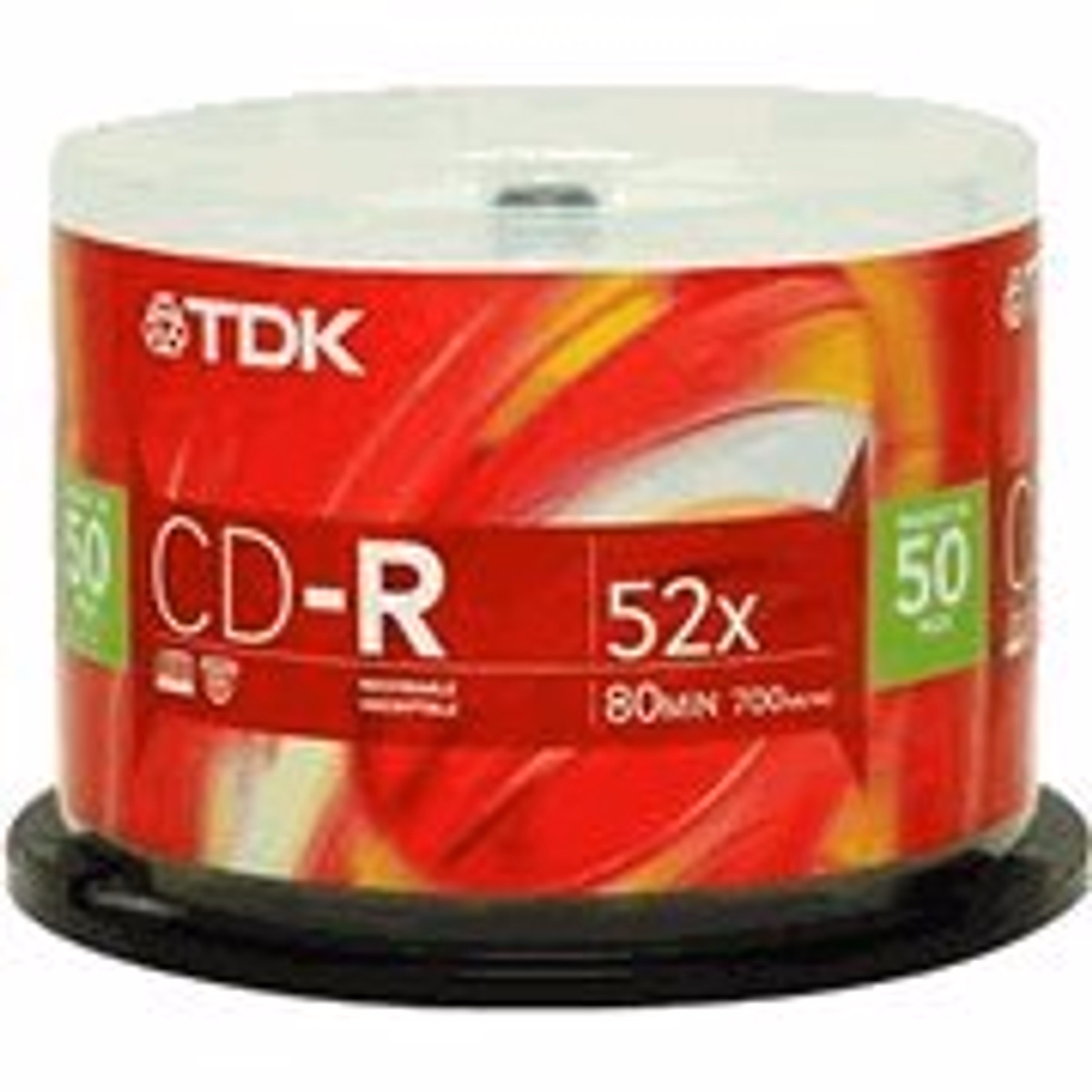 TDK CD-R 52X - 80Min 700MB - 50 Pack