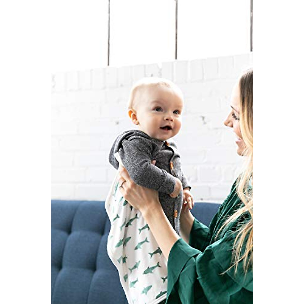 Copper Pearl 3-Layer Knit Security Blanket Set Sized 16" x 16" 2-Pack Pacific