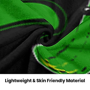 HUGLAZY Cute Pickle Throw Blanket, Plush Sherpa Fleece Novelty Food Blanket Throws for Couch Bed Sofa Travel, 54x70 Funny Blankets for Adults Size Birthday for Girls