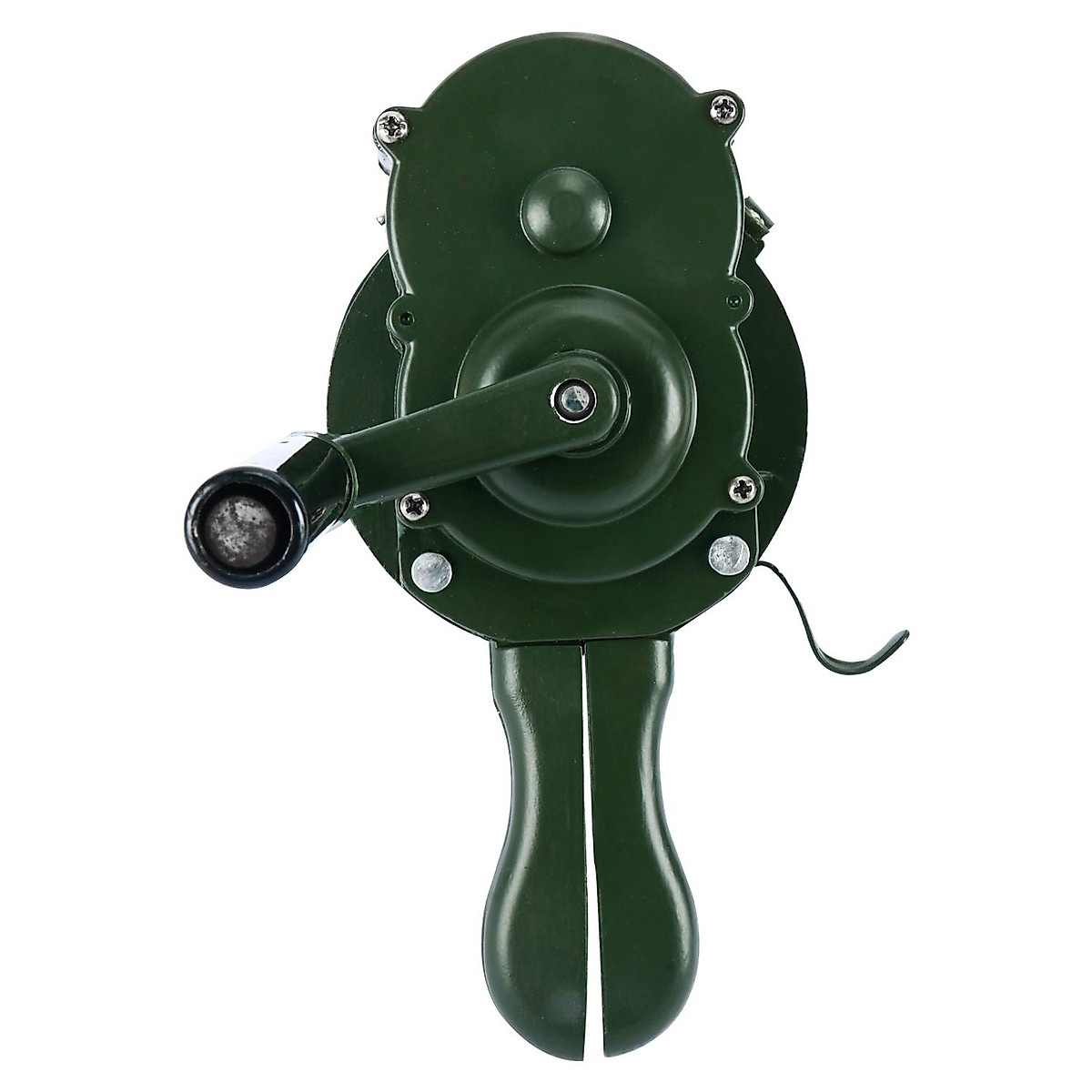 YaeGarden Loud 110±2dB Mount Metal Hand Crank Portable Metal Alarm/Siren