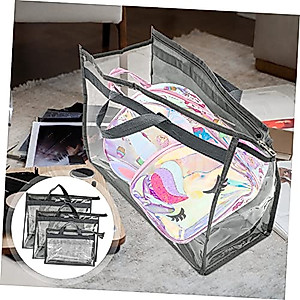 Cabilock 15 Pcs Bag Hanging Bag Hanging Storage Bag Clear Storage Bag House Kits Hanging Storage Pockets Proof Bag Organizer Purse Bag Closet Handbag Organizers Purse Storage Seal