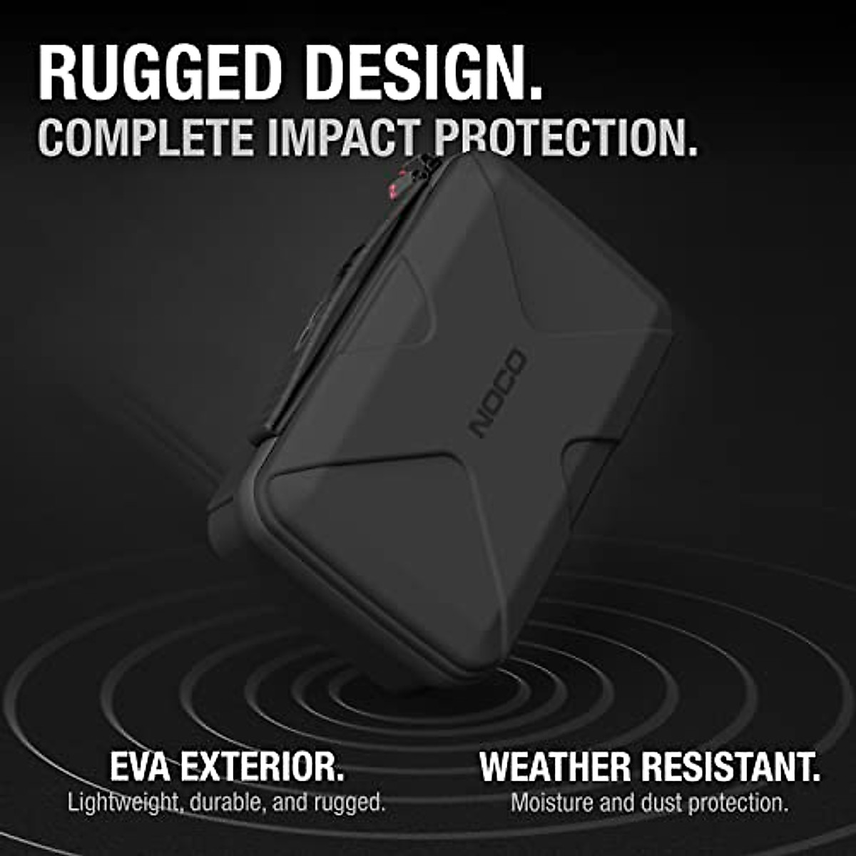 NOCO GC040 Universal EVA Protection Case for GENIUS1, GENIUS2, GENIUS5, and GENIUS10 Smart Battery Chargers