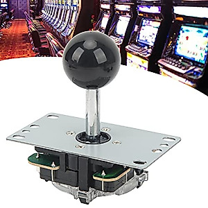 Yosoo Arcade Joysticks Kit, High Temperature Resistance Dustproof Washers DIY Joystick Plug and Play for Computer Game (Black)