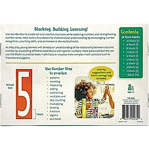 Teacher Created Resources Number STAX - Stacking Foam Number Blocks (TCR20123)
