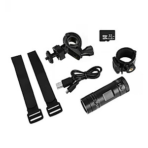 Wzquisite Motorcycle Helmet Camera, Bike Video Camera- 1080p Sports Action Camera 120° Wide Angle Camcorder Waterproof with Handle Brackect,32G SD Card