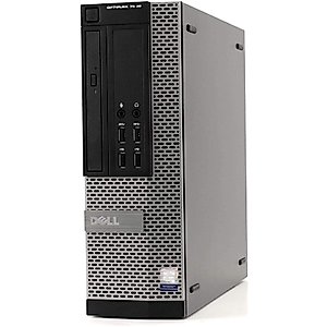 Dell OptiPlex 3020 Small Form Factor Desktop PC, Intel Quad Core i5-4590 up to 3.7GHz, 16G DDR3, 500G, DVD, WiFi, BT 4.0, Windows 10 64 Bit-Multi-Language Supports English/Spanish/French(Renewed)