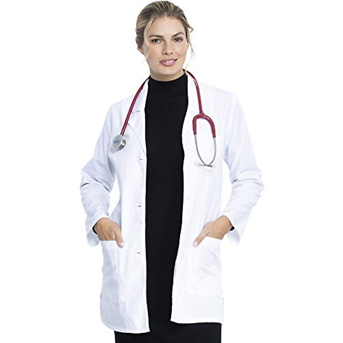 Dickies Women's 32" Poplin Lab Coat 84400, S, White