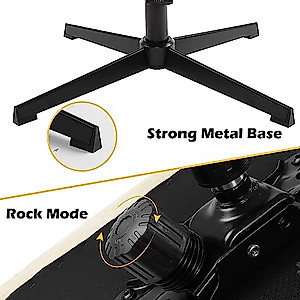 LSSPAID Swivel Accent Chairs Set of 1, Fabric Upholstered Armchairs 360 Degree Rotation Sofa Chair, Ergonomic Design Living Room Chair, Modern Leisure Single Sofa with No Wheels, Beige