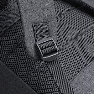 DELSEY Paris Maubert 2.0 Laptop Backpack, Anthracite, 15.6 Inch