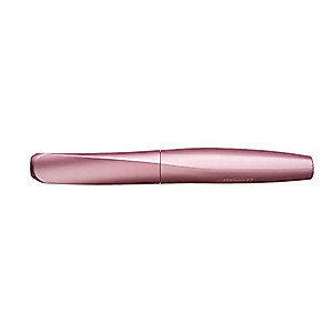 Pelikan Twist Fountain Pen with 1 Ink Cartridge, Medium Nib, Girly Rose, Boxed (806251)