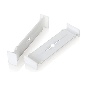 RoomForLife- Drawer Dividers Set of 2 - Dual Adjustable Straight Plastic Dividers fo drawers - Home Organization