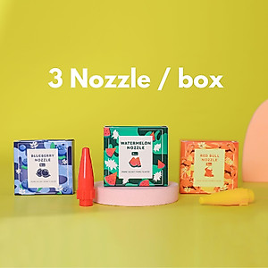 REDBULL Flavor Nozzle Silent Plastic Dispenser(3 Packs）