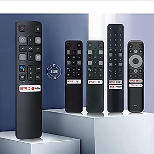 BESIA New Remote RC802V FNR1 fit for TCL TV 40S334 50S434 55S434 75S434 40S330 70S430 32S334 55S435 50S435 43S43432S6500A 65P8S 65P8 55P8S 49S6800FS 49S6800 32S6500S 32S6800S 32S6510S 32A325 32A323