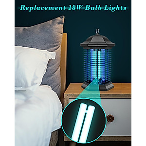 PACETAP 18W H-Shaped Replacement Bulbs Compatible with 18W Indoor Outdoor Lamps, 2G11 18Watt Single Twin Tube Bulb with 4 Pin Base for Home