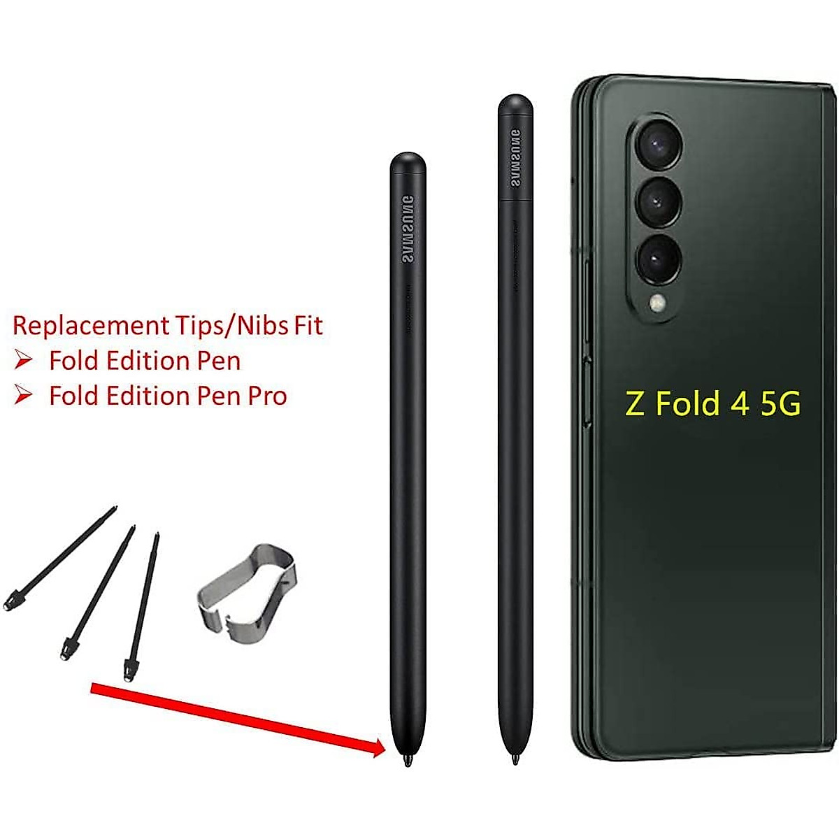 Z Fold 4 Edition Pen Pro Nibs Tips Replacement for Samsung Galaxy Z Fold 4 5G Stylus Pen Pro Tips Nibs Replacement