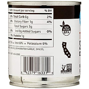 Amazon Brand - Happy Belly Tomato Sauce, No Salt Added, 8 Ounce