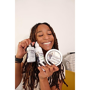 Rastta Locs Rosewater and Mint Conditioning Loc and Body Refreshing Spray for Type 4 hair, Braids, Organic, Vegan Hair Moisturizer, Dreadlock Spray with Aloe. - Tropical Mint Fragrance - 4oz