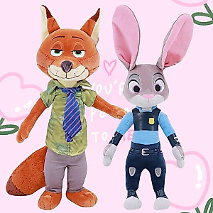 My Super Star Rabbit Stuffed Plush Toys Gifts for Friends Family Kids Christmas Halloween Chidlren Day 15'' Height Large (1 Piece) not Vacuum Sealed