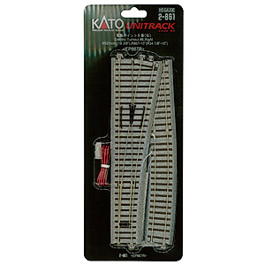 KATO HO Gauge Electric Point No. 6 Right 2-861 Model Train Supplies
