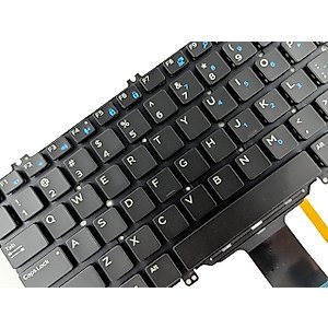 Replacement Keyboard for Dell Latitude 5290 7280 7290 7390 5280 5288 5289 7389 US Layout with Backlit US Layout P/N: PK131S51B00 V160325BS