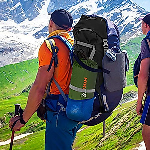 SereneLife Backpacking Air Mattress Sleeping Pad - Self Inflating Waterproof Lightweight Sleep Pad Inflatable Camping Sleeping Mat w/Carrying Bag - for Camping, Backpacking, Hiking SLCPG (Green)