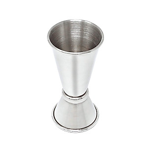 Honbay 1PCS Stainless Steel Double Cocktail Jigger Small Measuring Cup for Wine Drink Bar Home Party Bartender (20ml and 40ml)