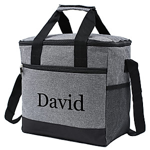 Embroidery Personalized Large Lunch Bag 24-Can (15L) Insulated Lunch Box Soft Cooler Cooling Tote for Adult Men Women