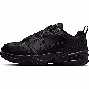 Nike Men's Air Monarch IV Cross Trainer, Black/Black, 8.5 X-wide US