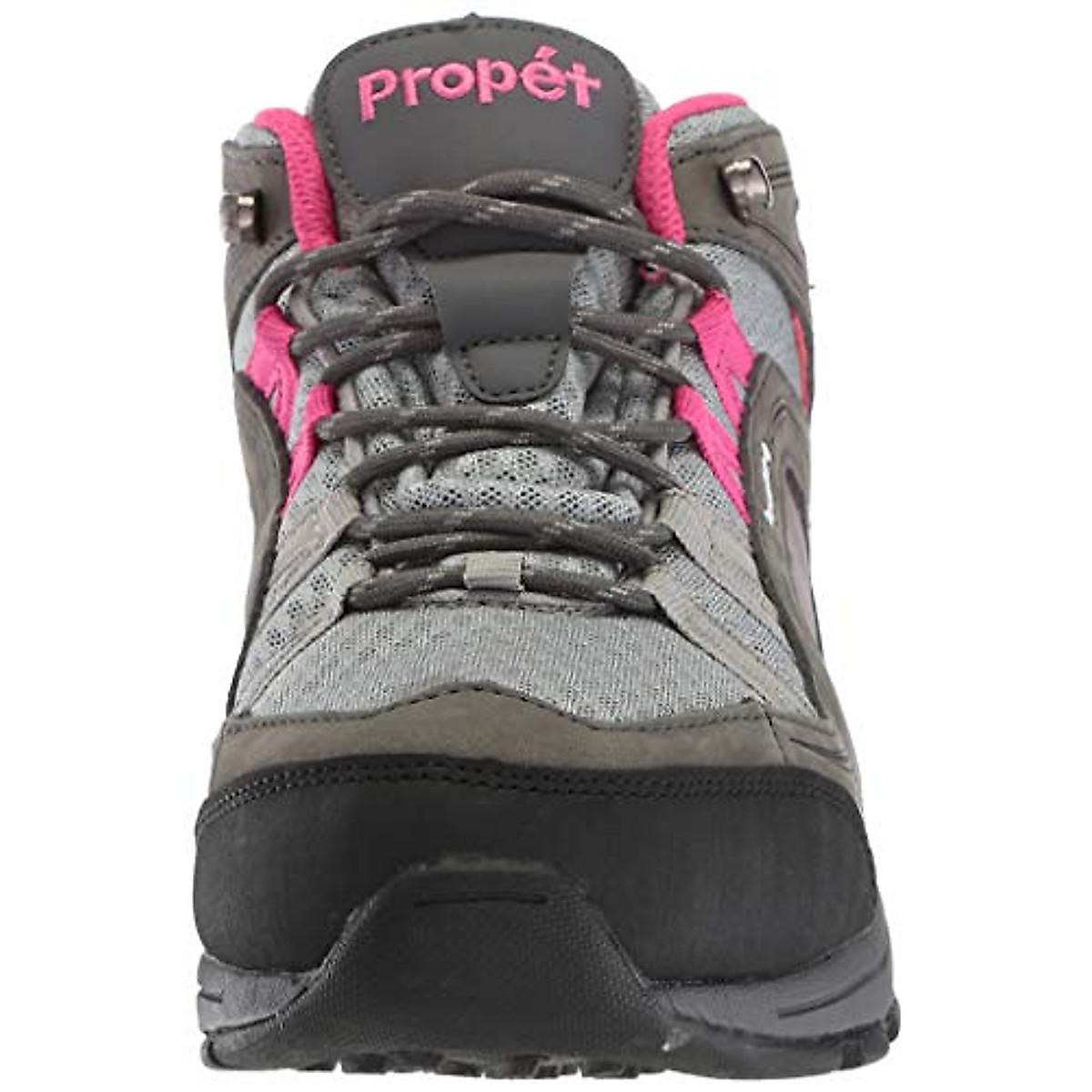 Propét Women's Peak Hiking Boot, grey/berry, 6 XWide
