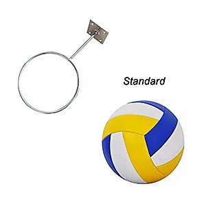 Ball Holders Wall Mount Sports Exercise Ball Storage Rack Organizer for Display Basketball Volleyball Soccer Football Medicine Ball (Sliver-5.6in)