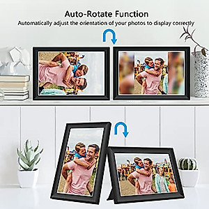 FRAMEO 10.5 Inch Smart WiFi Digital Photo Frame 1920x1280 FHD IPS LCD Touch Screen, Auto-Rotate, 32GB Storage, Support SD Card & USB Drive, Share Moments Instantly via Frameo App from Anywhere