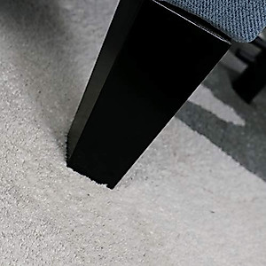 LOKATSE HOME Accent Chair Modern Club Armchair Indoor Furniture Comfy Upholstered Single Sofa for Living Room, Bedroom, Blue