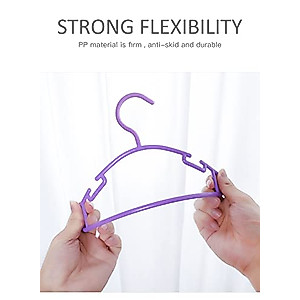 Baby Hangers 120 Pack Clothes Hangers Colorful Plastic Hangers Small Coat Hangers for Kids,Infant,Nursery,Toddler