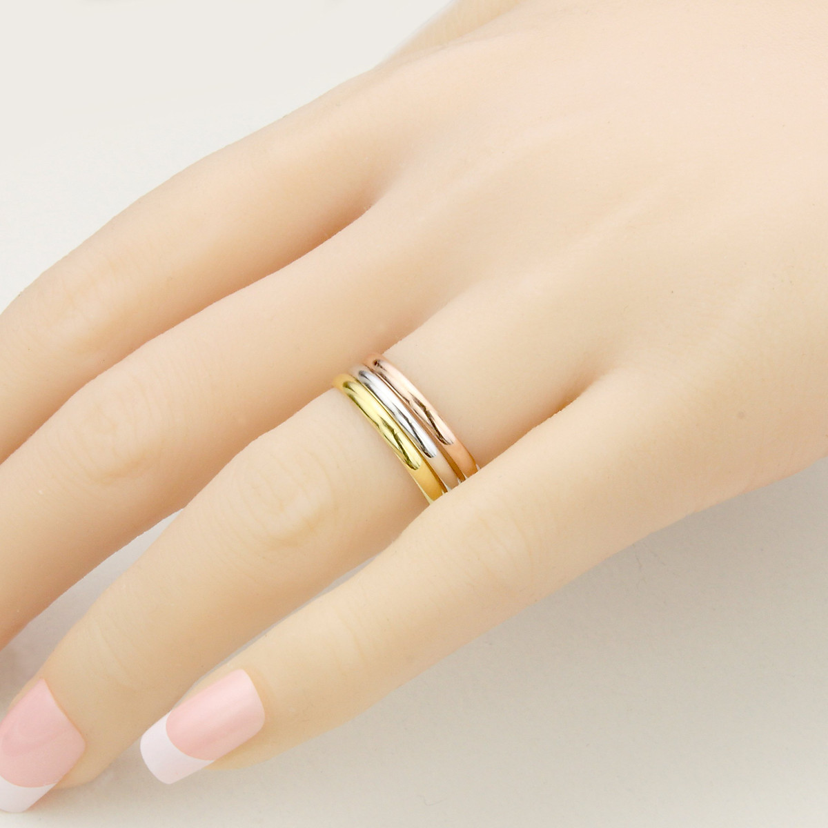 Sz 9.5 Solid 10K Yellow Gold 2MM Round Dome Wedding Band Ring