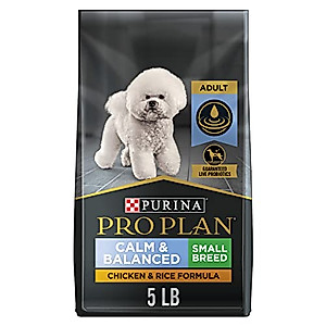 Purina Pro Plan Calm & Balanced Adult Small Breed Chicken & Rice Formula Dry Dog Food - 5 lb. Bag
