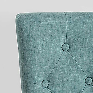 Christopher Knight Home Nyomi Fabric Dining Chair, Blue