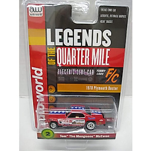Auto World SC356-2 Legends of The Quarter Mile Tom The Mongoose McEwen '70 Duster HO Scale Electric Slot Car