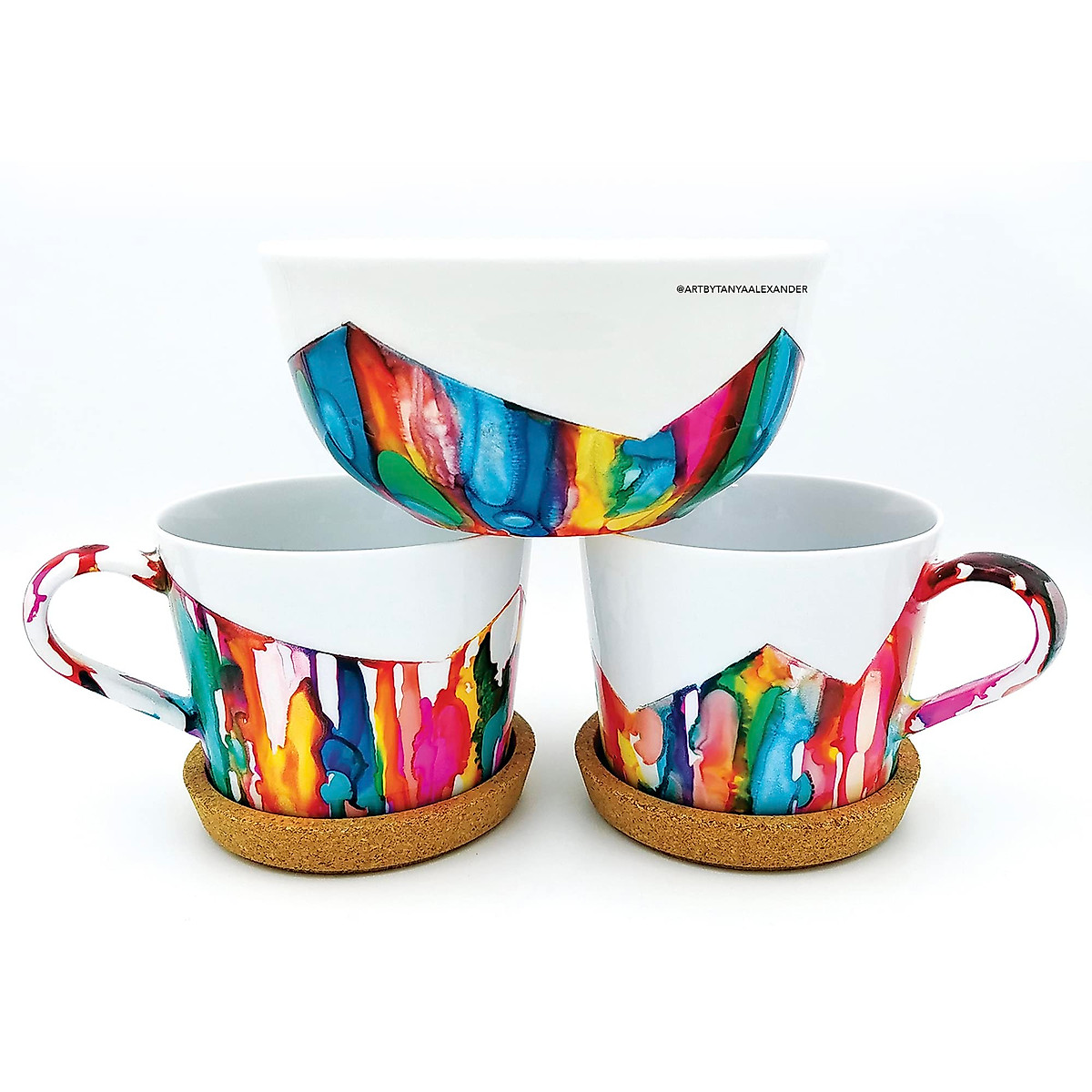 Pinata Blanco Alcohol Ink 4-Ounce, Pixiss 20ml Needle Tip Applicator Bottle and Funnel, Bundle for Yupo and Resin