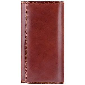Visconti Monza 10 Ladies Large Soft Leather Checkbook Wallet (Brown)