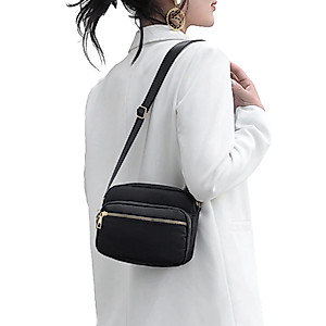 Lytosmoo Nylon Small Women's Crossbody Bag Purse Casual Travel Shopping Shoulder Bag Waterproof Crossbody Bag