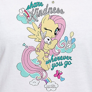 CafePress MLP Fluttershy Kindness T Shirt Womens Cotton V-Neck T-Shirt White