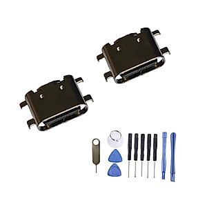 (2Pcs Pack) for Onn Tablet Type C Charging Charger Port Connector Parts Replacement for onn. 100003561 100003562 (8 Inch) Tablet