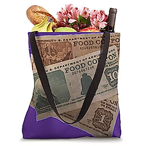 FUNNY FOOD STAMPS GOOD FOOD BALLING GANGSTER 80s 90s STYLE Tote Bag