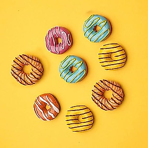 3D Doughnut Resin Refrigerator Magnets Simulation Food Home Decor Fridge Magnetic Stickers Photo Office Message Kitchen Accessories(6)