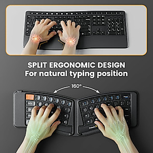 Ergonomic Foldable Keyboard