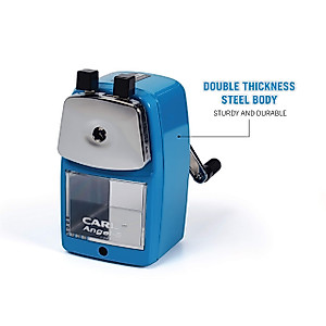 CARL Angel-5 Pencil Sharpener, Blue