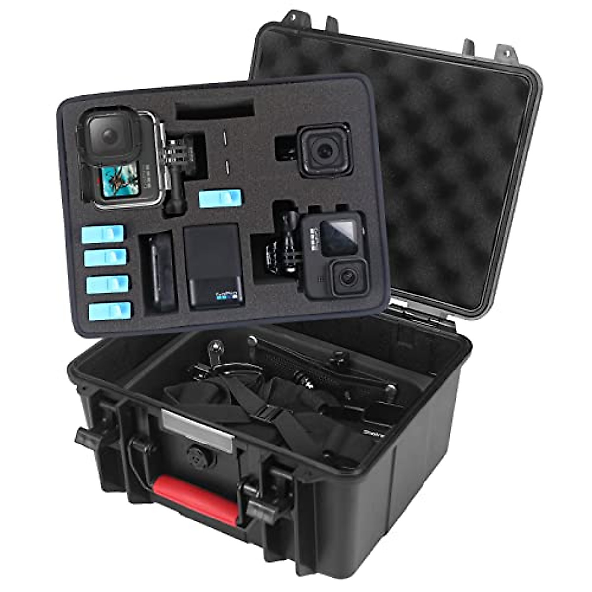 Smatree GA700-3 Waterproof Hard Case Compatible for GoPro Hero 11/10/9/8/7/6/5/4/3 Plus/3/GoPro Hero 2018/DJI OSMO Action Camera, 11.7 Liter(Camera and Accessories Not Included)