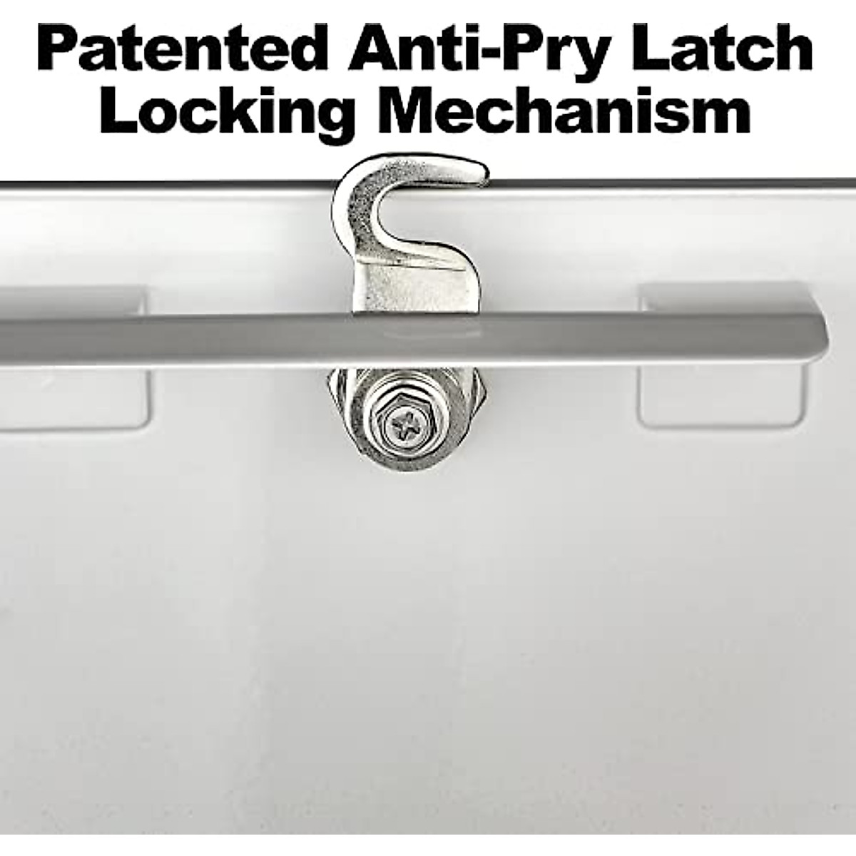 Mail Boss 7420 High Security Steel Locking Wall Mounted Mailbox - Office Drop Box - Comment Box - Letter Box - Deposit Box, Alpine White